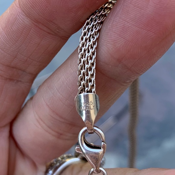 Jewelry | Sterling Silver Rope Necklace | Poshmark